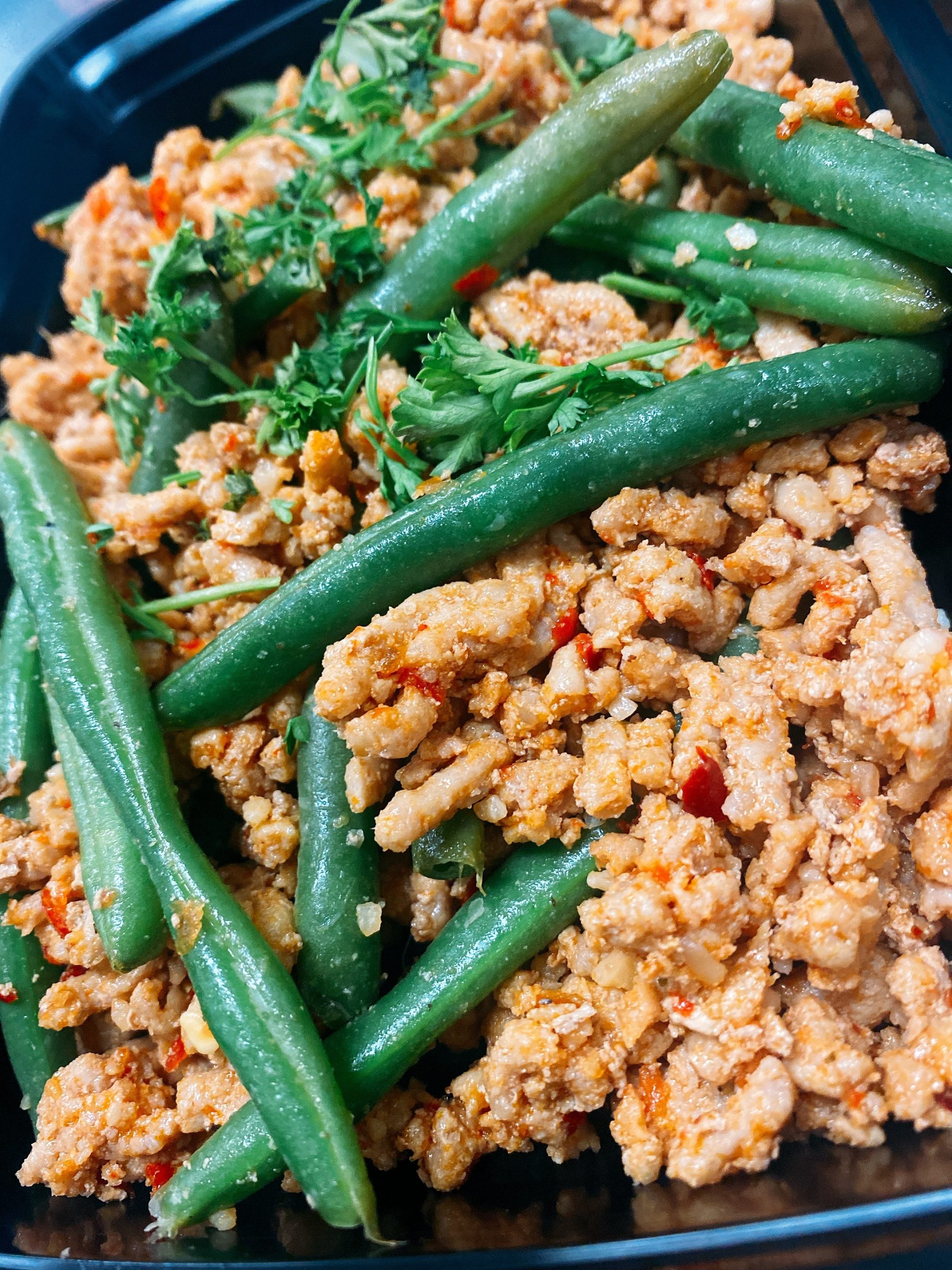 Spicy Ground Turkey Green Bean Stir Fry Keeping It Real Meals